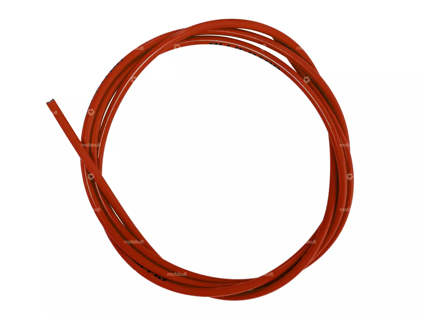 Alligator cable sheath Ø 5 mm red (per meter) PTFE inner sheath | mofakult