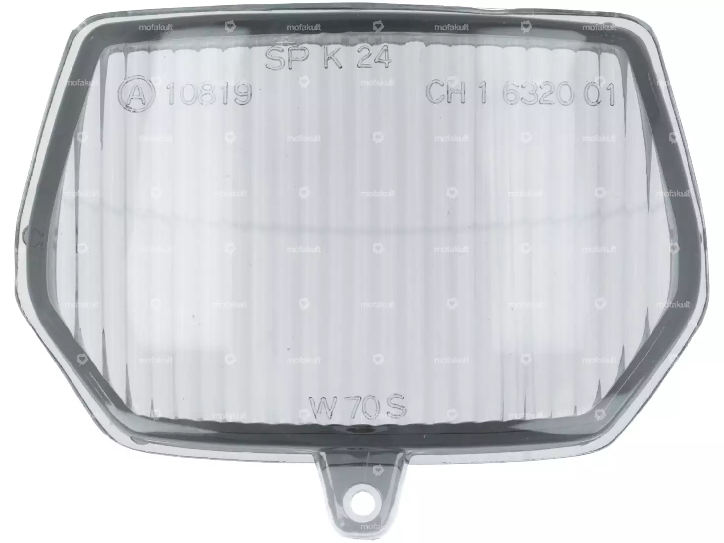 GPO glass spotlight blue angular | mofakult