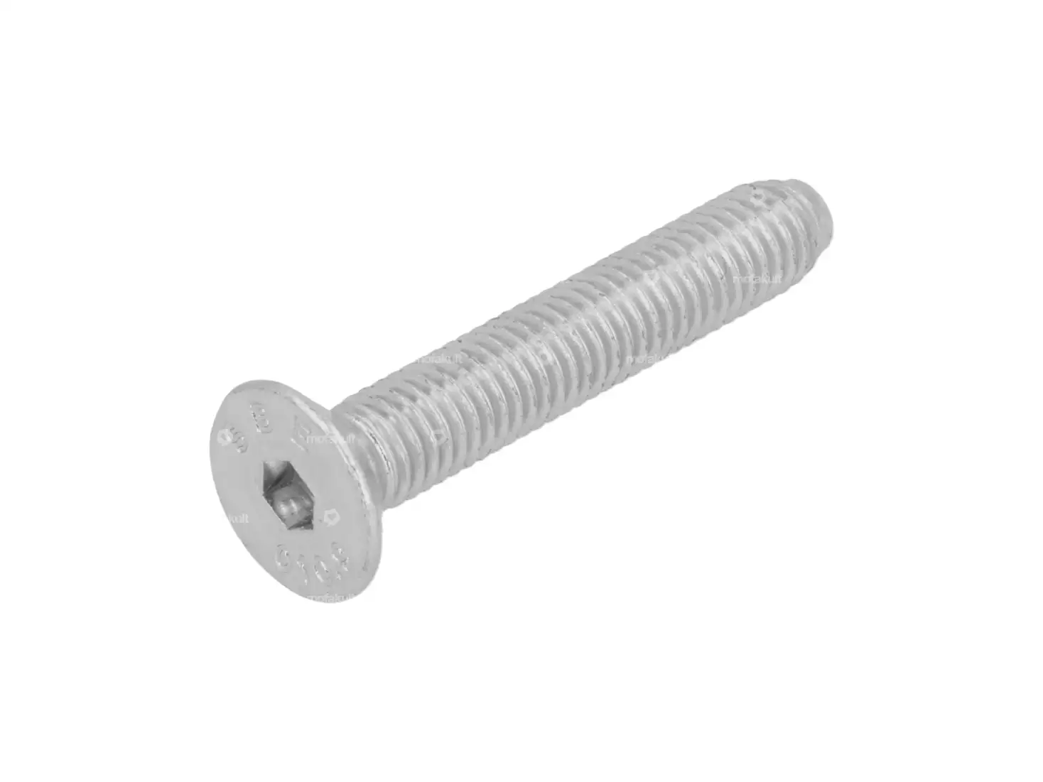 Screw M5x30 countersunk head hexagon socket, galvanized (10.9 strength ...