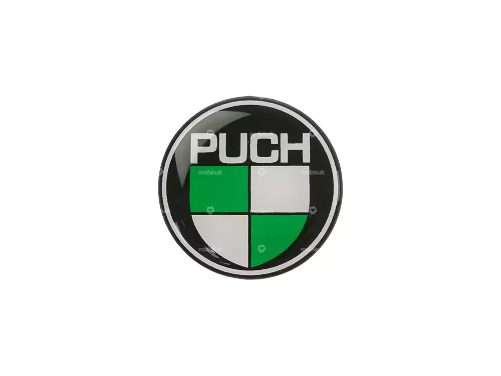 Aufkleber Puch 3D Silikon Ø 34 mm | mofakult