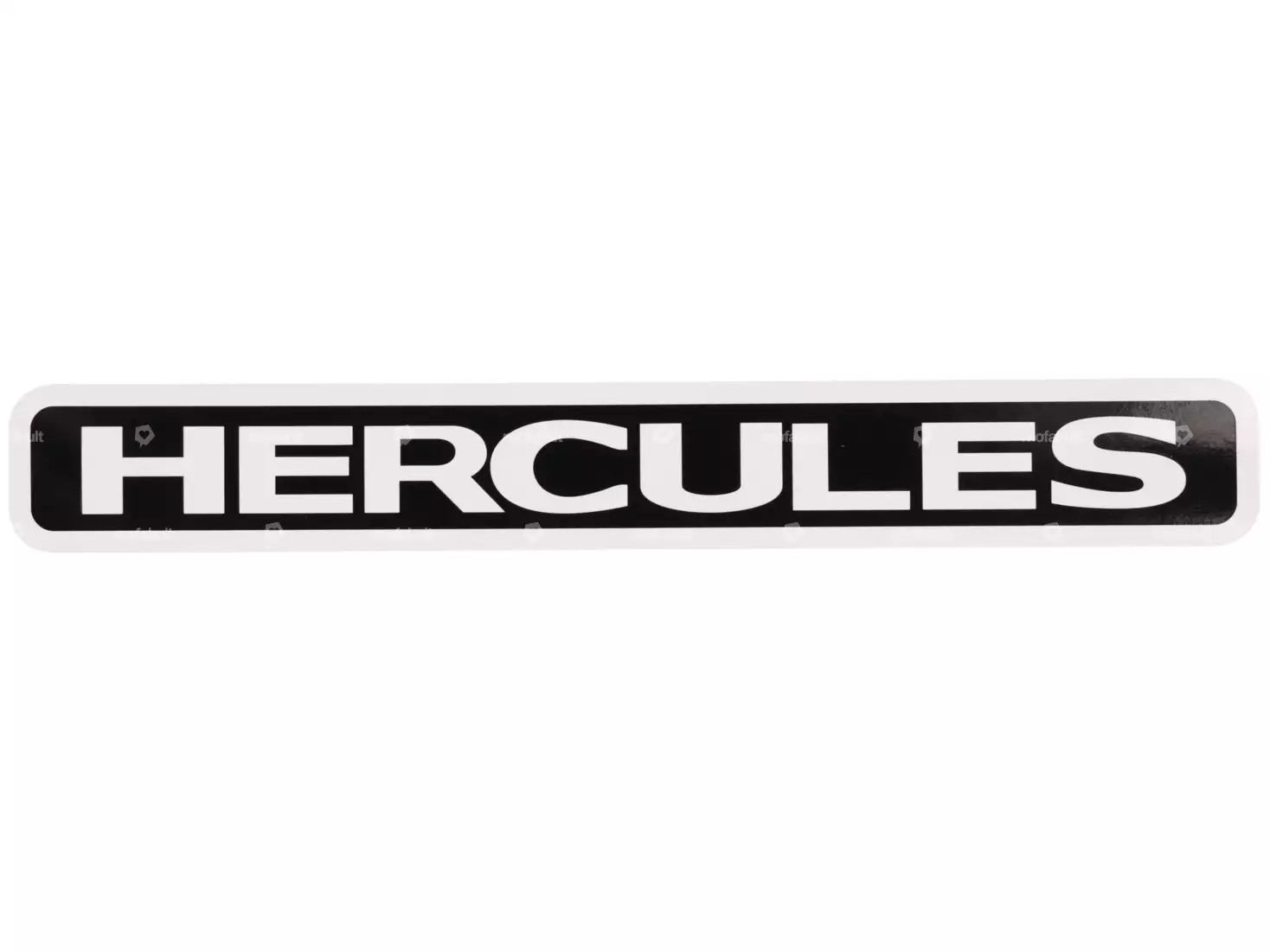 HERCULES" sticker 200 x 28 mm black / white | mofakult