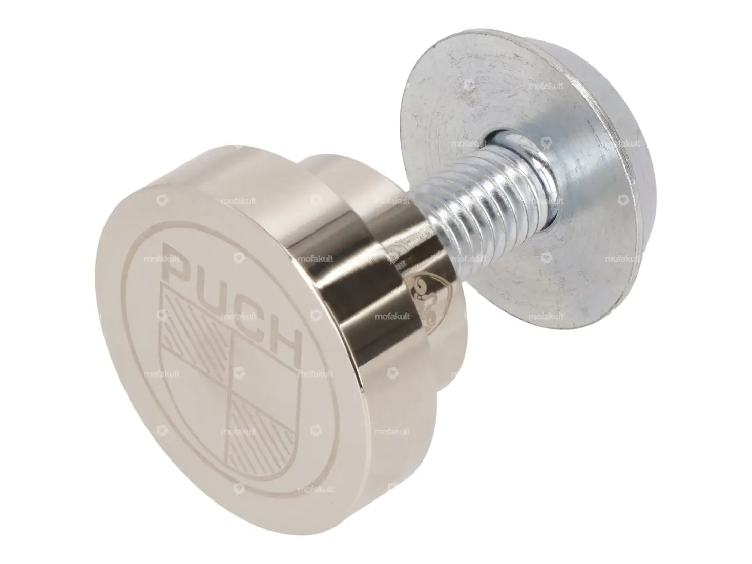 66HEROES Nickel-plated pinion shaft cap Puch logo | Puch Z50 (DE/AT ...