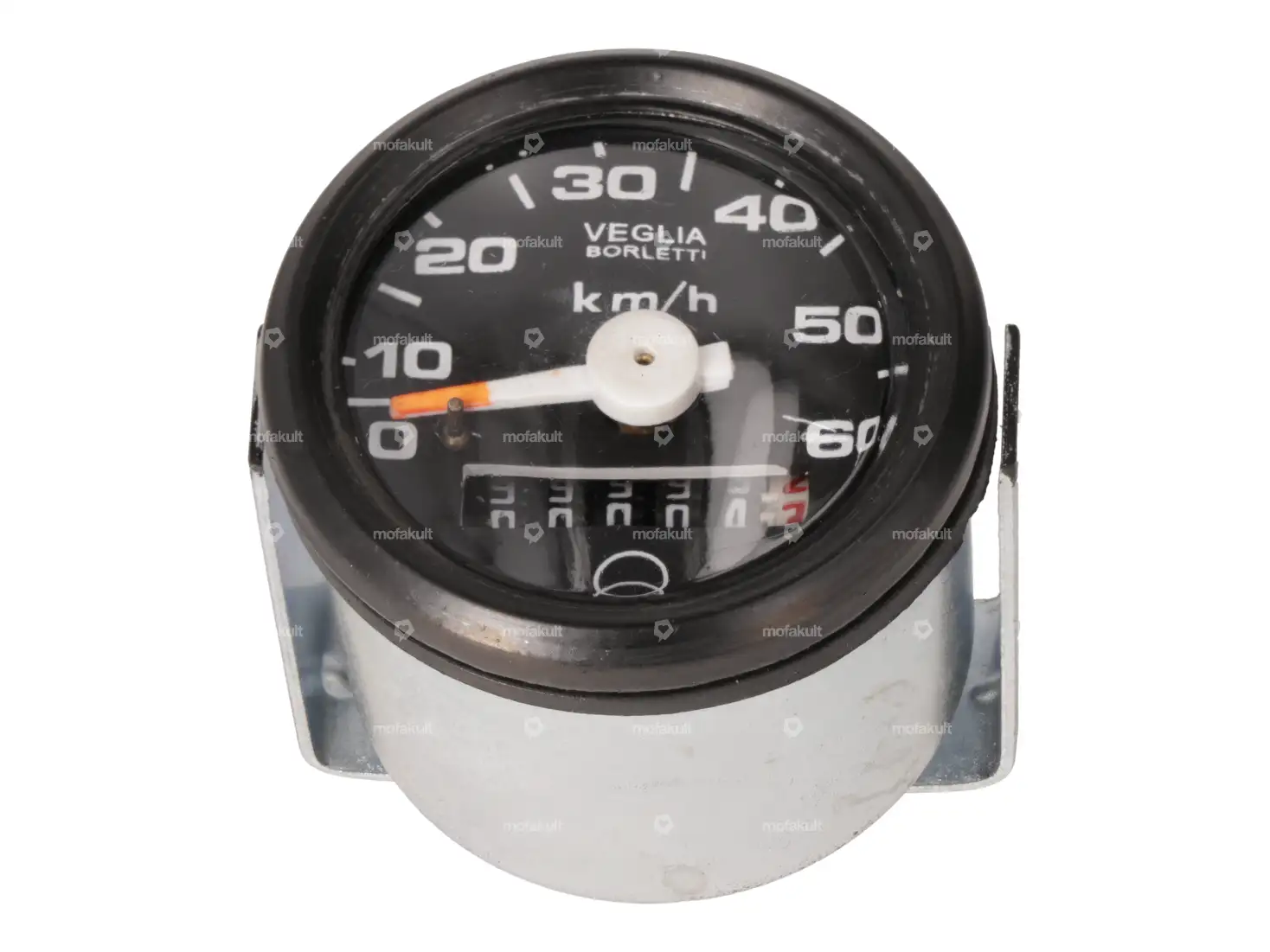 Speedometer 60 km/h Ø 48 mm Veglia replica black | Piaggio Ciao, SI ...