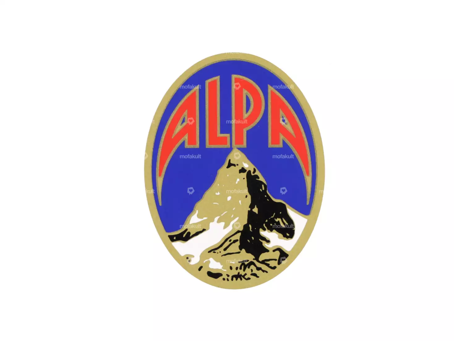Aufkleber «Alpa» 38 x 50 mm | mofakult