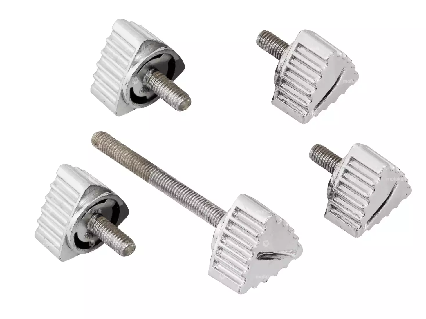 swiing® revival side protection screw set chrome | Puch Maxi N | mofakult