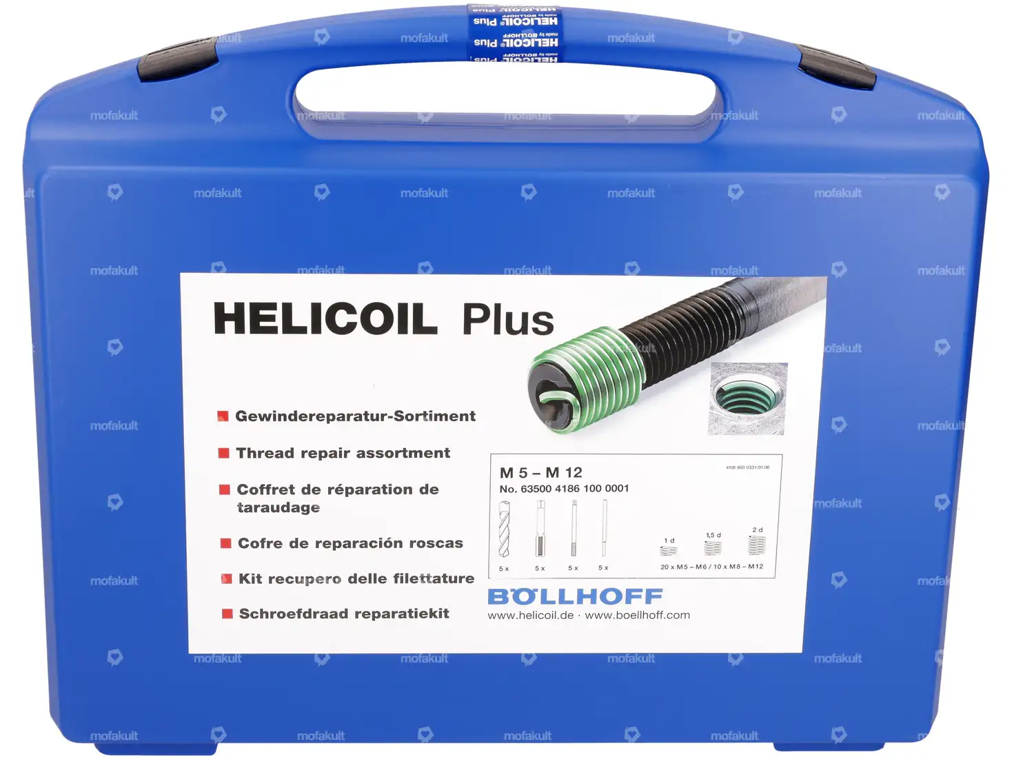 HeliCoil Gewinde-Reparatur Koffer M5 - M12 (Profi Werkzeug) | mofakult