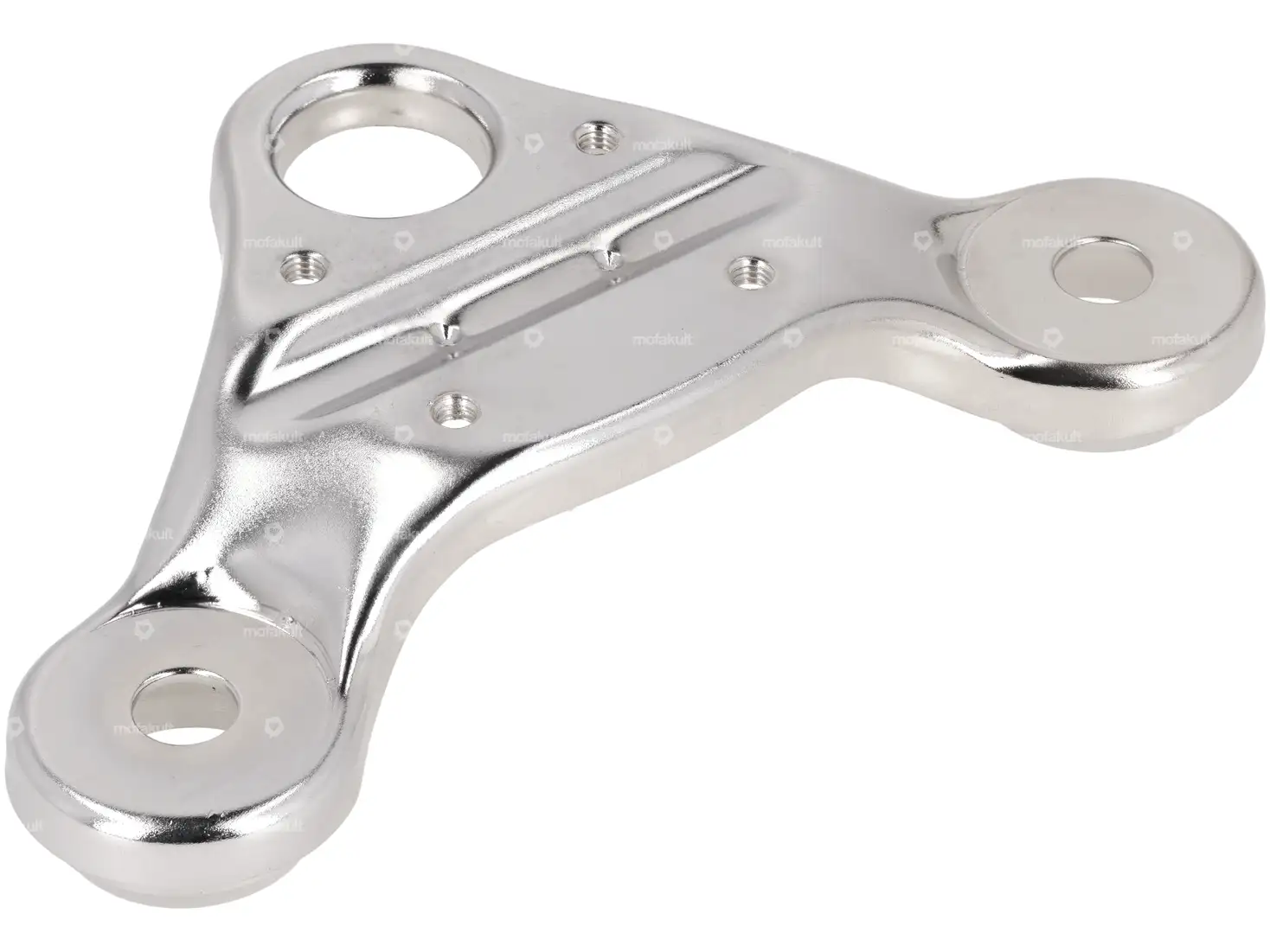 EBR upper triple clamp (guided bars) chrome | mofakult