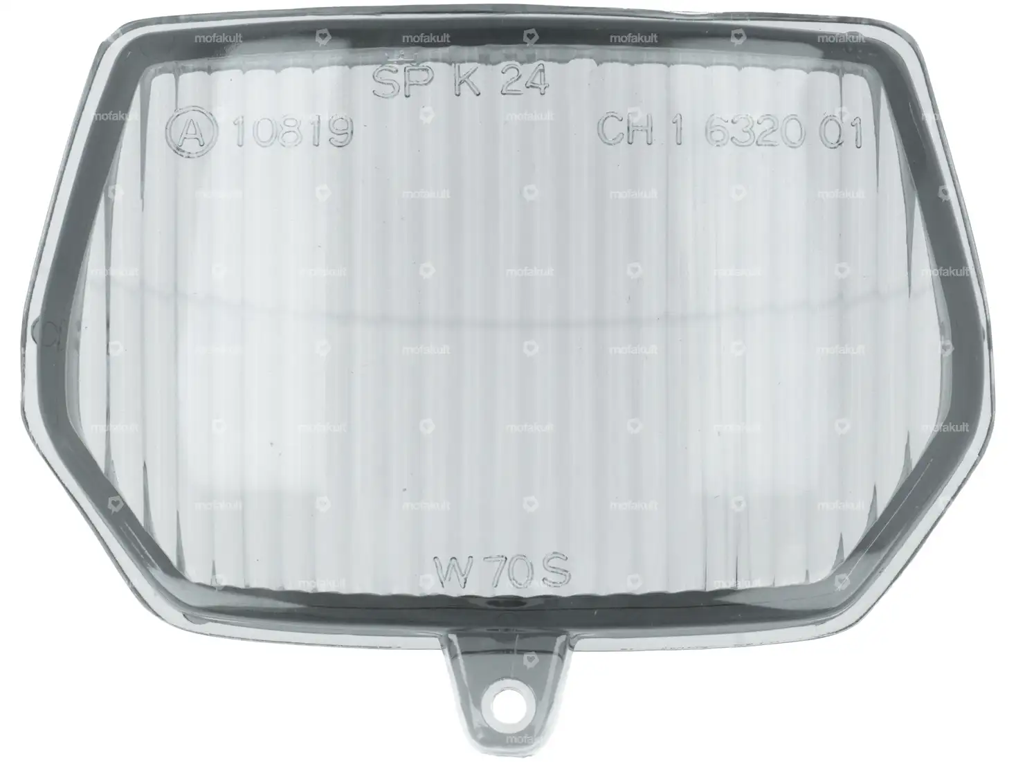 GPO glass spotlight blue angular | mofakult