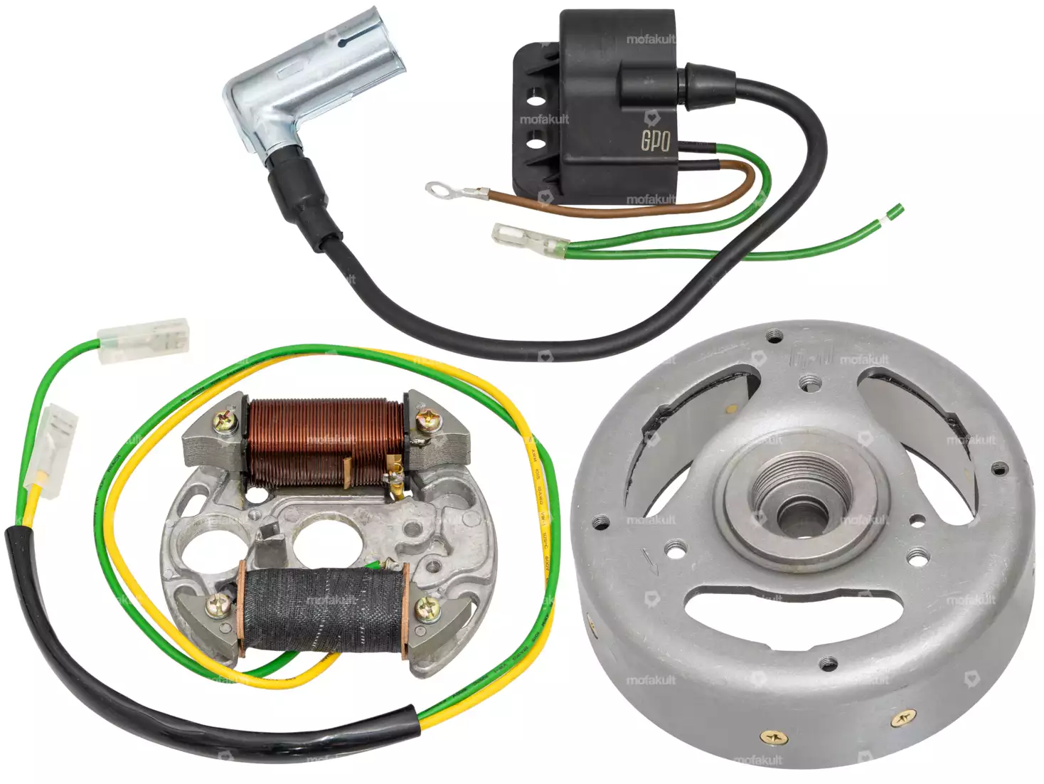 GPO ignition set CDI anticlockwise 12 V | mofakult