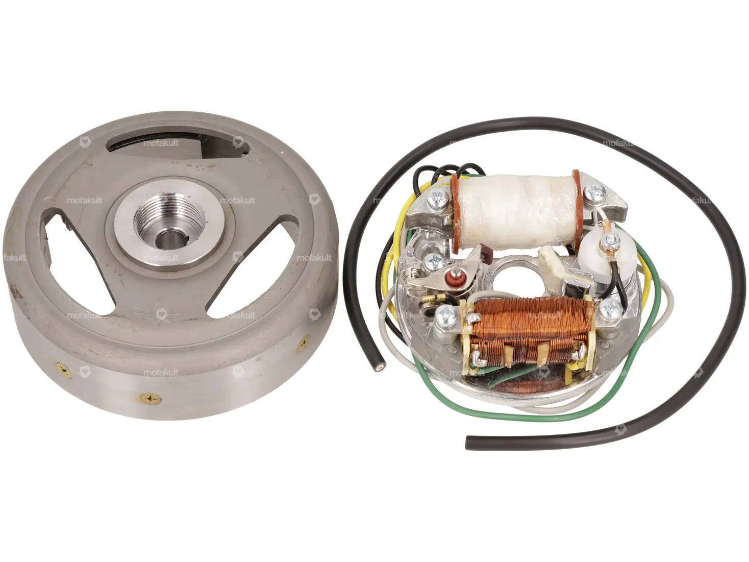 Ignition plate with additional coil & flywheel | ILO G50 / Victoria M50 ...