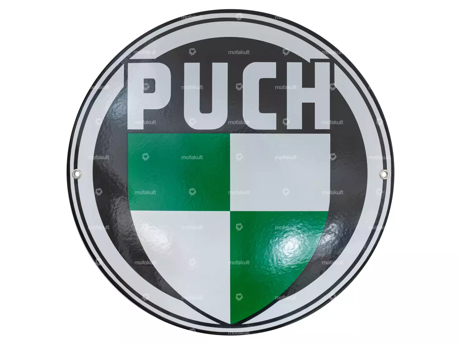 Enamel sign "Puch" Ø 30 cm | mofakult