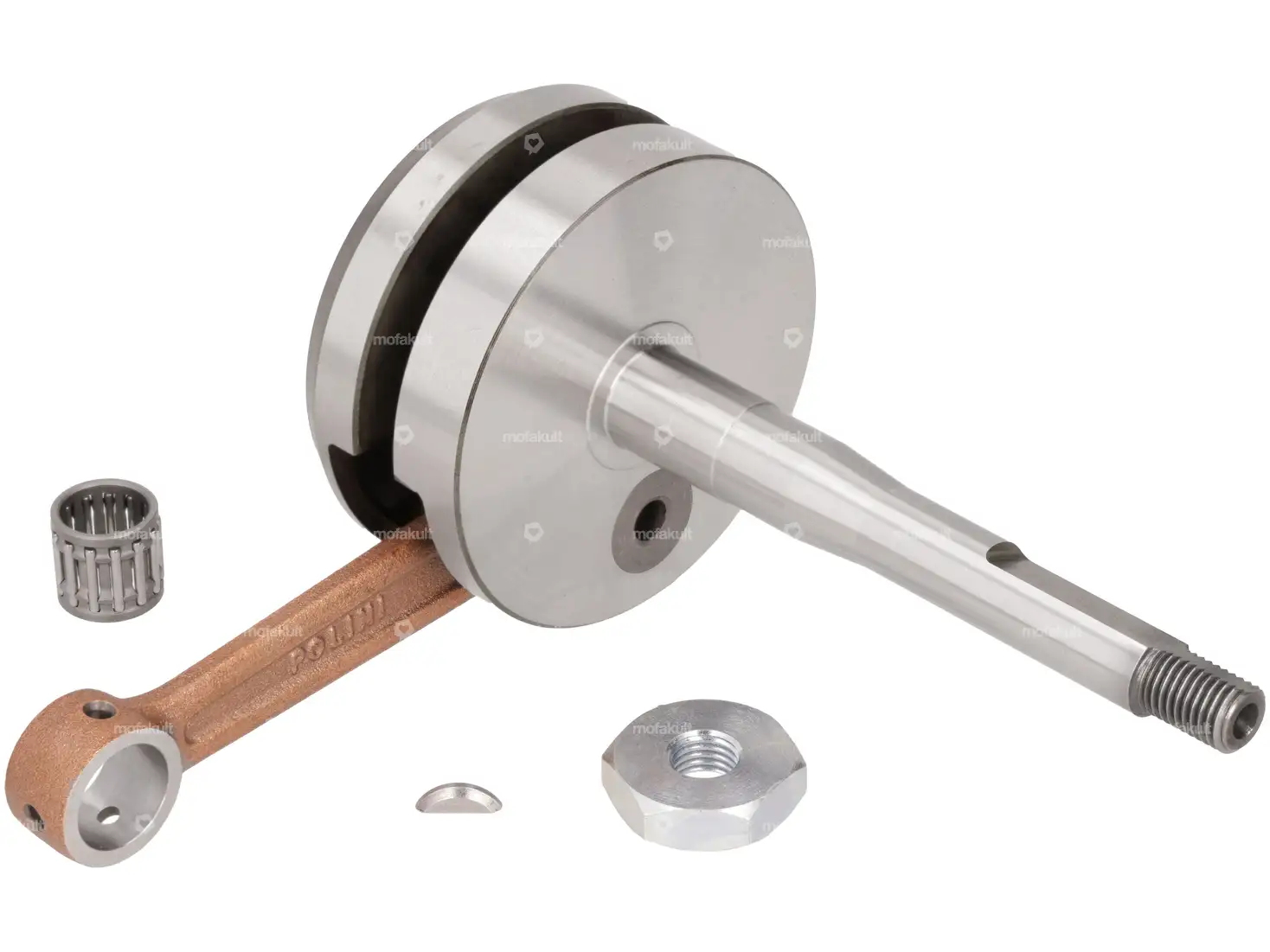 Polini EVO REED crankshaft 12 mm KoBo | Piaggio Ciao, SI, Bravo, Grillo ...